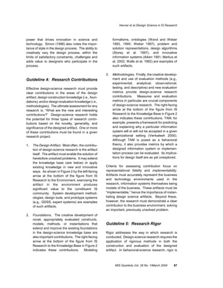 Hevner design-science | PDF