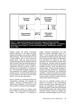 Hevner design-science | PDF