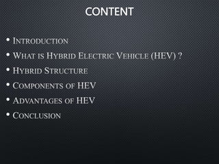 HEV ppt.pptx | Automotive Industry | Industries