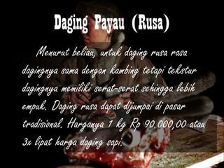 Hewan yang halal dam haram menurut islam | PPTX