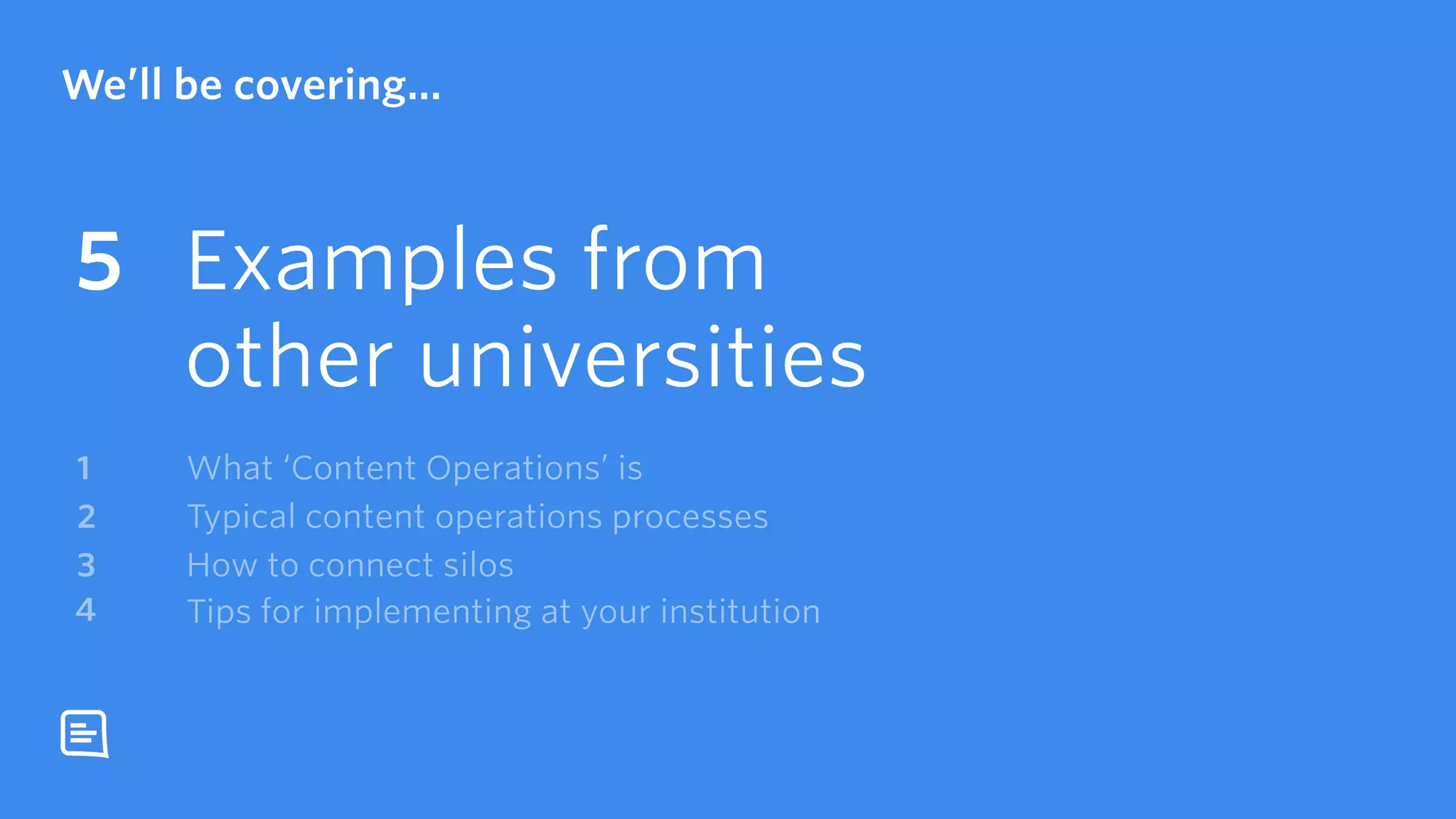 Connecting silos in your institution for effective content operations | PPT