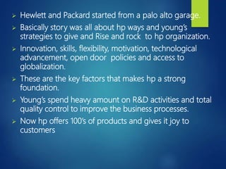 Hewlett packard presentation | PPTX