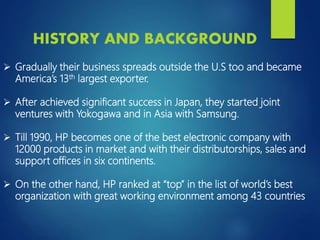 Hewlett packard presentation | PPTX