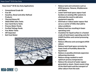 Hexa-Cover® floating covers, Tech Talk iws 2016 | PPTX