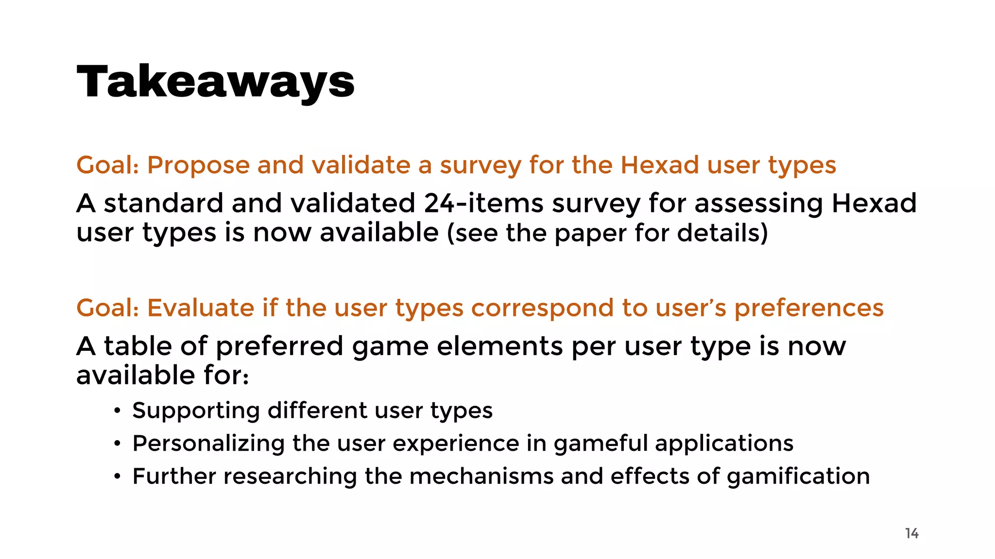 The Gamification User Types Hexad Scale | PPT The Gamification User Types Hexad Scale | PPT