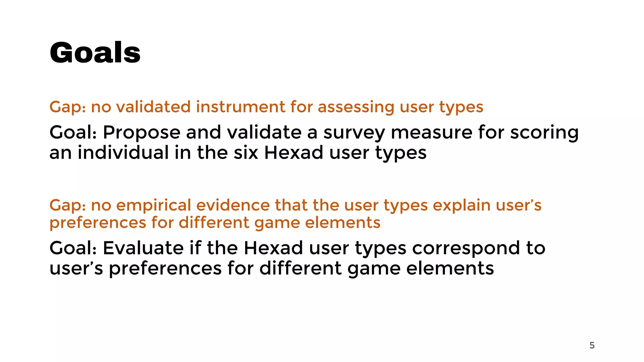 The Gamification User Types Hexad Scale | PPT The Gamification User Types Hexad Scale | PPT