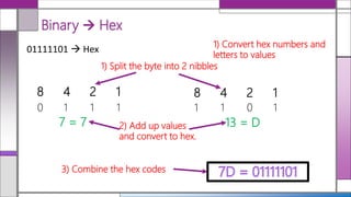 Hexadecimal (Calculations and Explanations) | PPTX