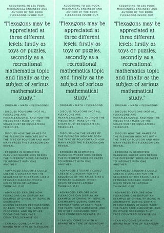 Hexaflexagon bookmarks | PDF