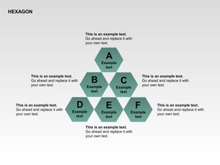 Hexagon Letters Diagram | PPT