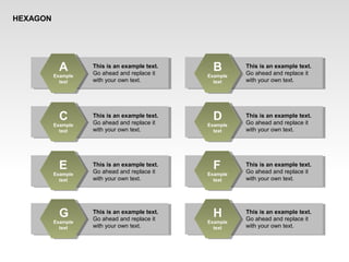 Hexagon Letters Diagram | PPT