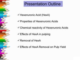 HexA in pulping and bleaching | PPTX