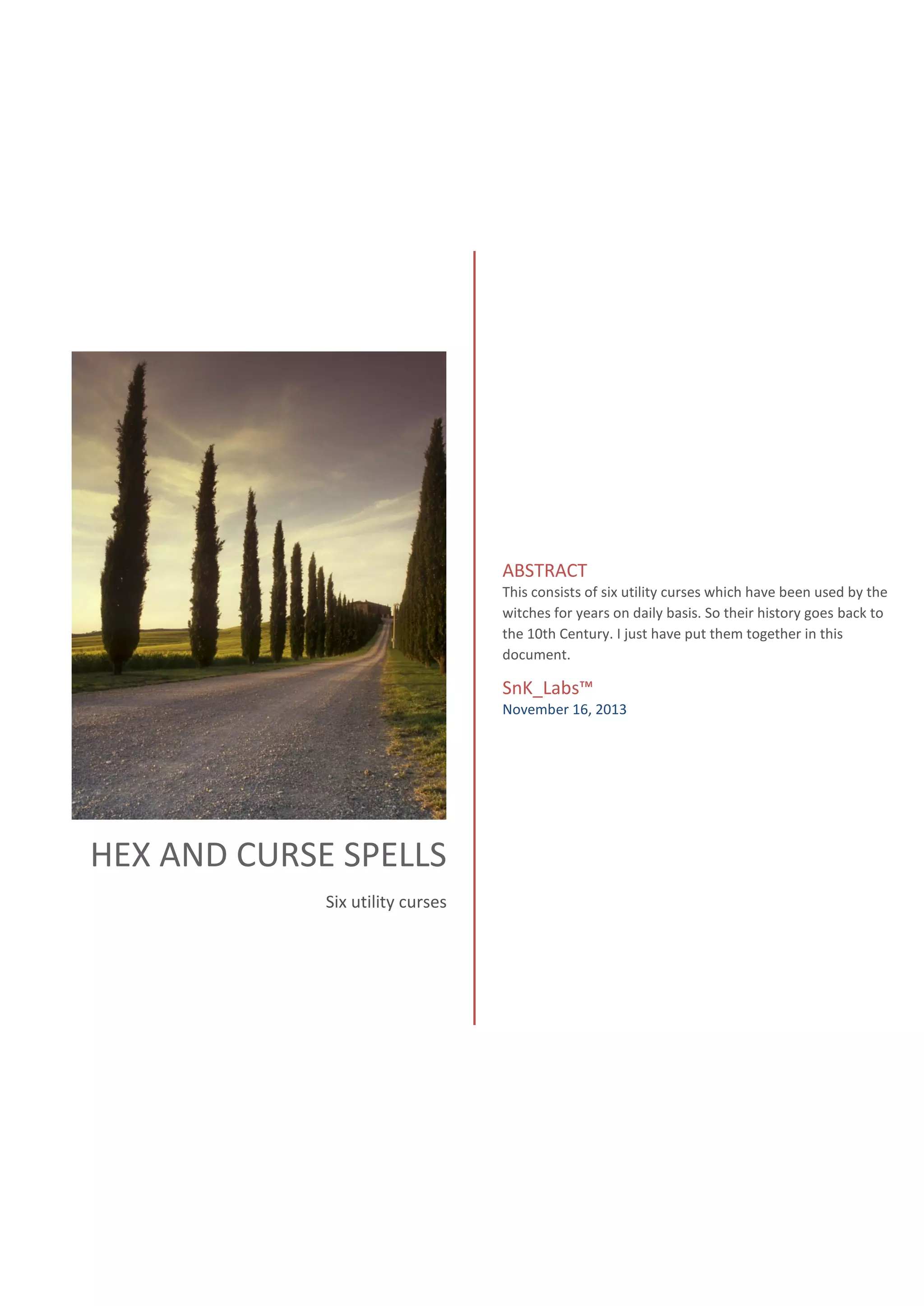 Hex and curses | PDF