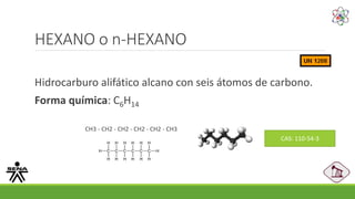 Hexano y Dioxido de Azufre - Riesgos Químicos | PPTX