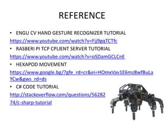 Hexapod robot control by raspberry pi | PPTX | Computer Peripherals ...