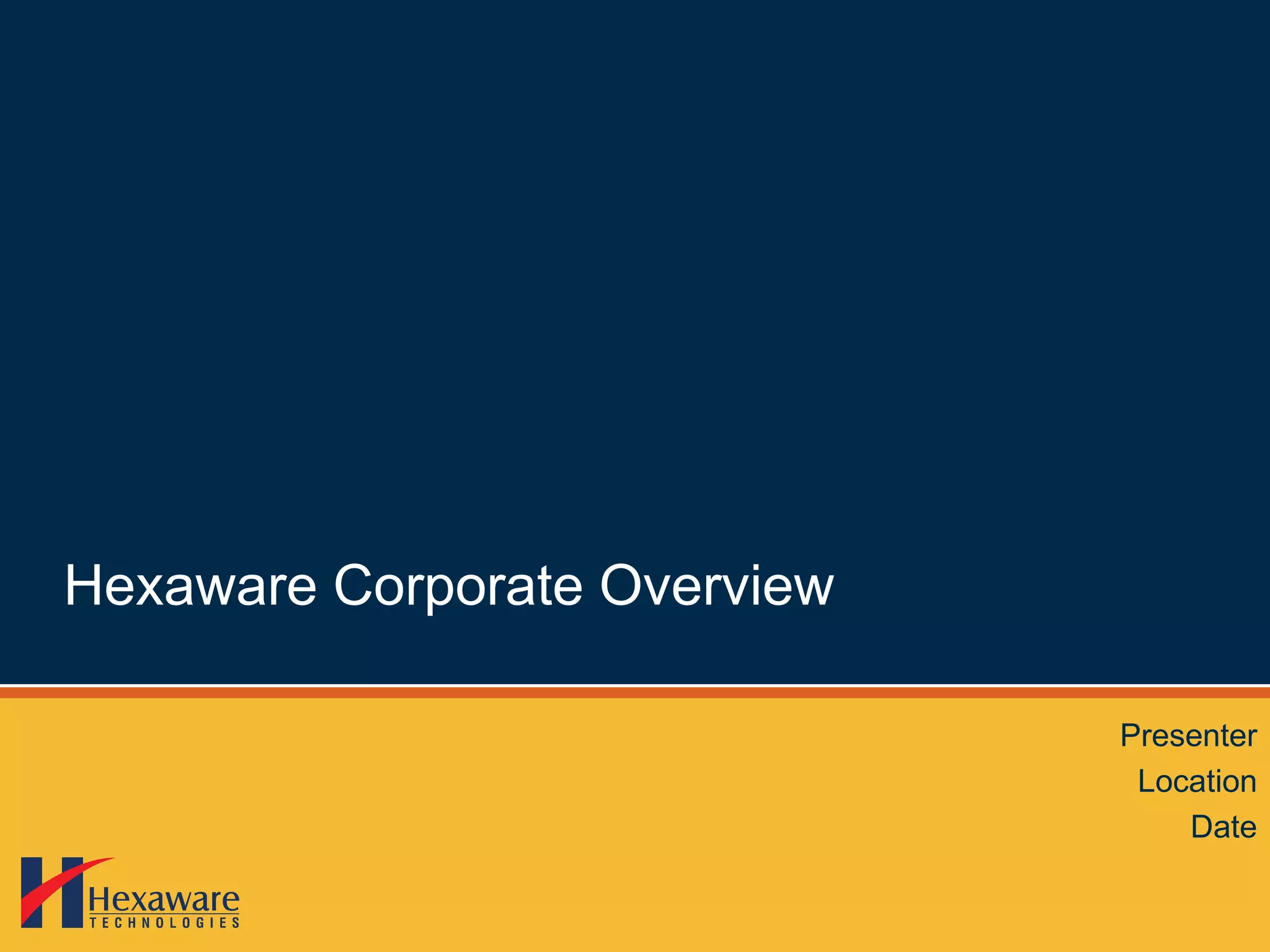 Hexaware corporate overview nov10 | PPTX