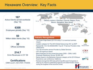 Hexaware corporate overview nov10 | PPTX