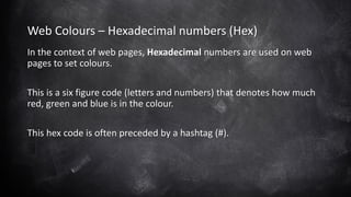 Hexadecimal Colours | PDF