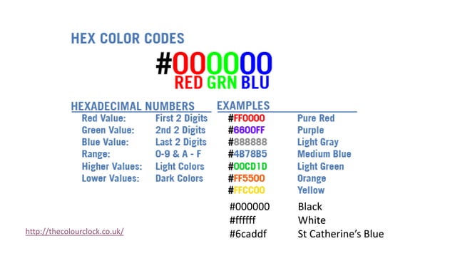 Hexadecimal Colours | PDF