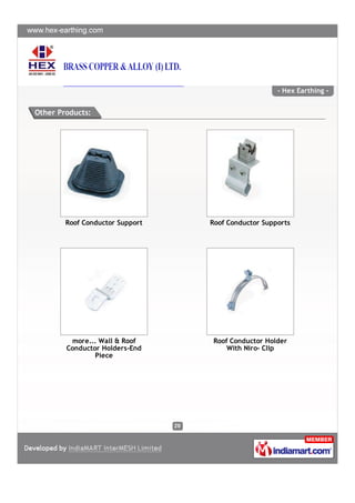 Brass Copper & Alloy India Limited, Mumbai, Hex Earthing | PDF