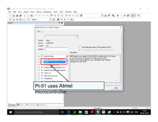 Hex file creation using Keil uVision | PPT