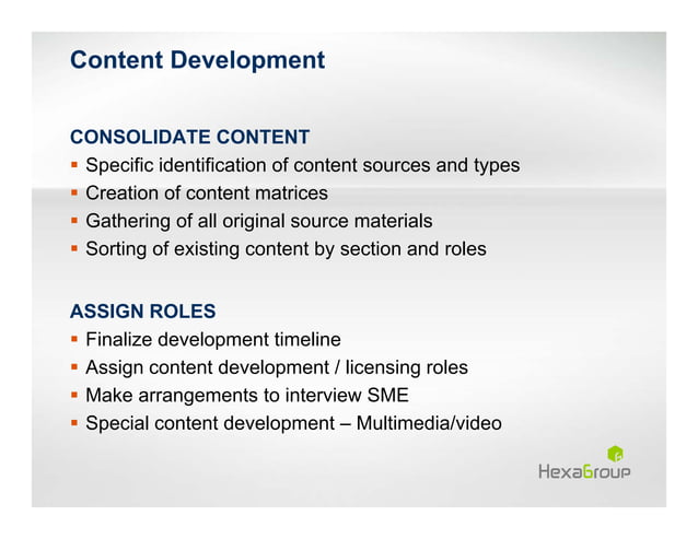 Web Content Development Process - Best Practices | PPT | Free Download