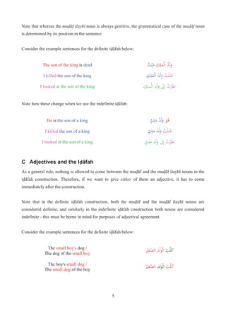 Basic arabic-grammar part02 | PDF