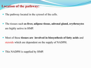 Hexose monophosphate pathway (HMP) | PPTX