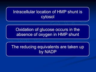 Hexose monophosphate shunt | PPTX
