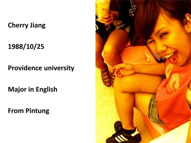 Cherry's self introduction | PPT