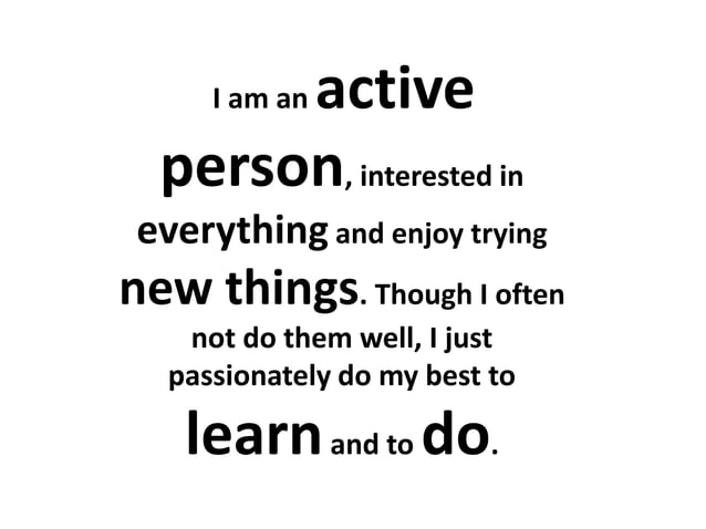 Cherry's self introduction | PPT