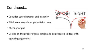 Moral Dilemma and Ethical Decision Making | PPTX