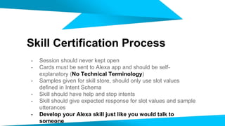 Hey alexa, let's build an alexa skill using nodejs | PPTX | Cloud Computing | Internet