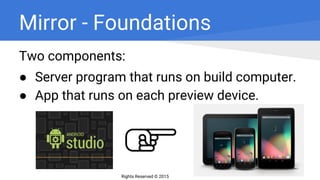 DroidCon TLV 2015 - Hey android, mirror mirror all day long | PDF