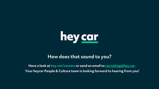 Heycar company presentation | PPT