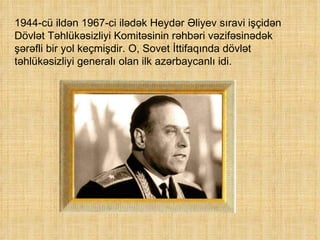 Heydar aliyev | PPT