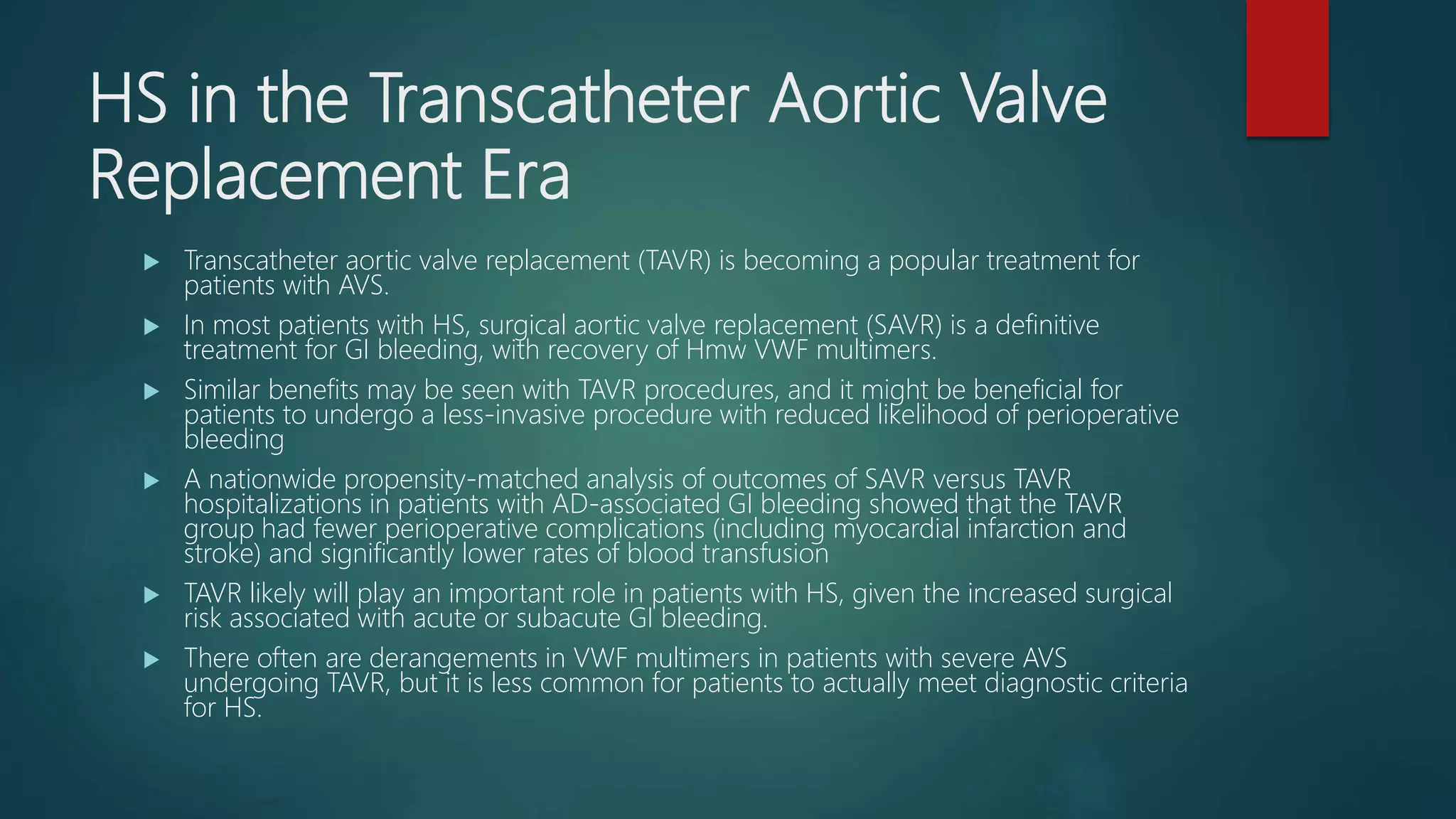Heyde syndrome | PPTX