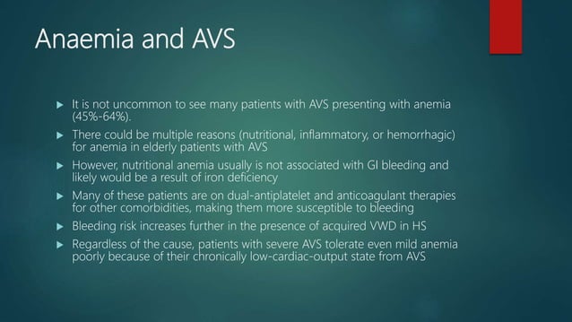 Heyde syndrome | PPTX