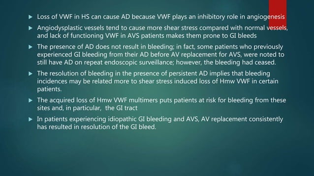 Heyde syndrome | PPTX
