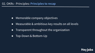 HeyJobs OKR introduction | PDF