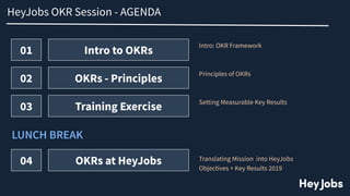 HeyJobs OKR introduction | PDF