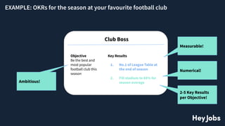 HeyJobs OKR introduction | PDF
