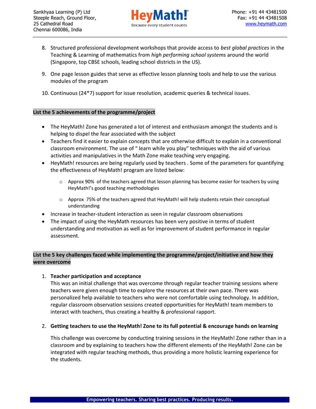 Hey math | PDF | Education industry | Industries