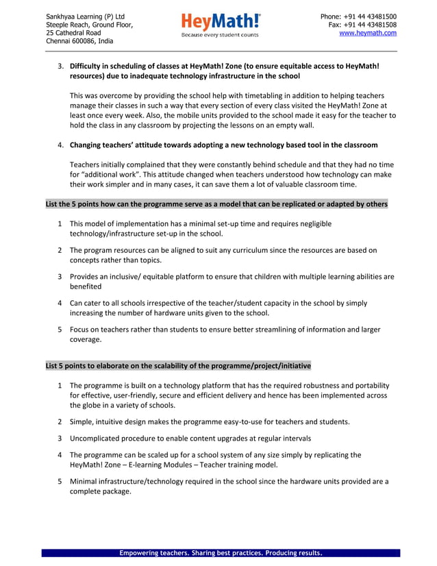 Hey math | PDF | Education industry | Industries