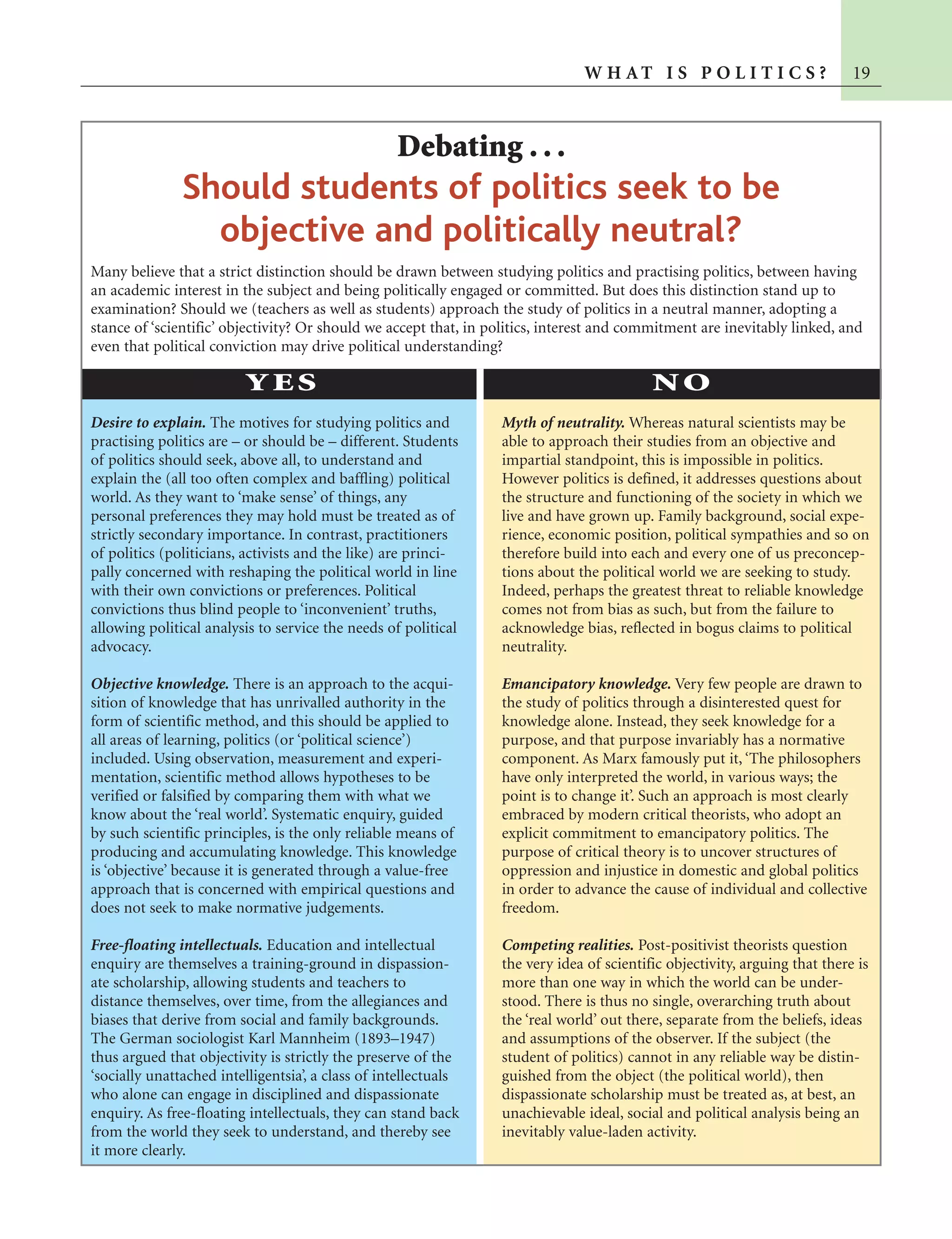 Heywood politics ch1 | PDF