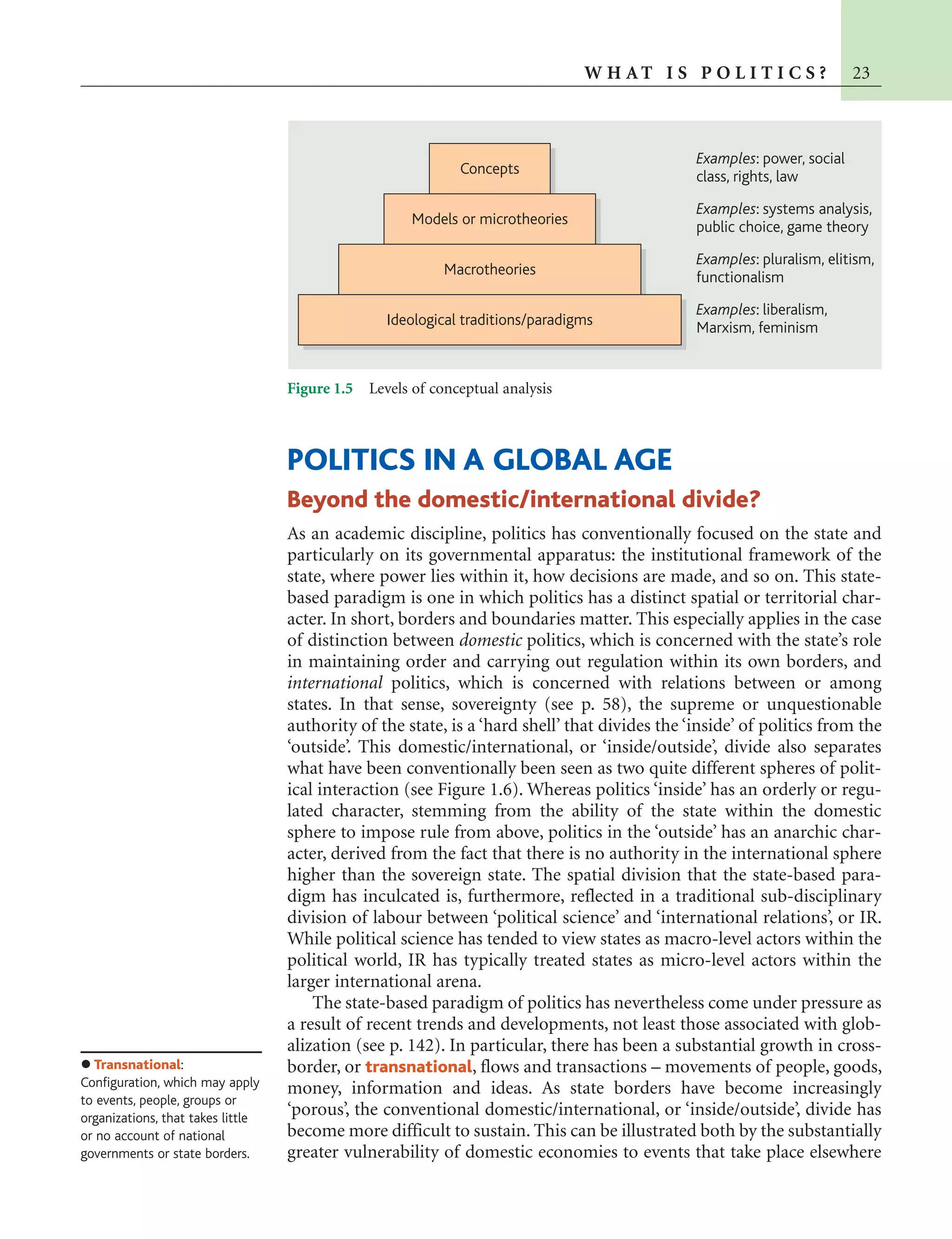 Heywood politics ch1 | PDF