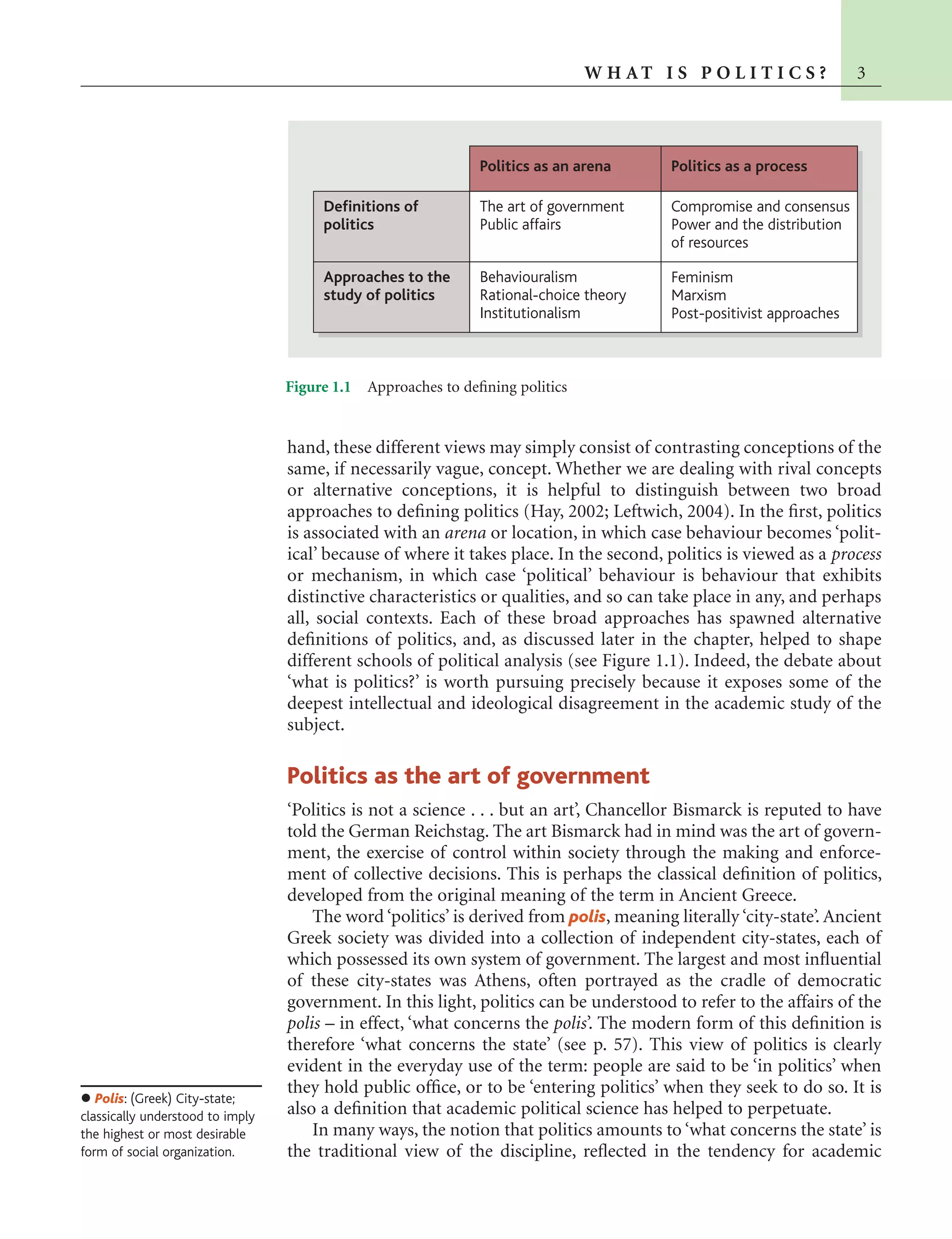 Heywood politics ch1 | PDF