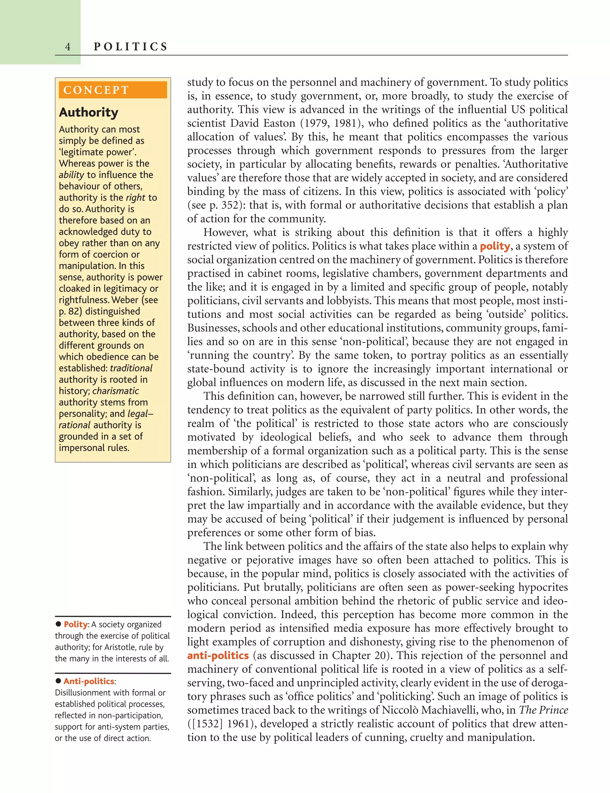 Heywood politics ch1 | PDF
