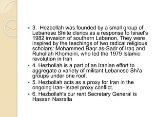 Hezbollah | PPTX