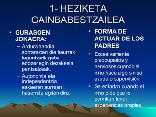 Heziketa mota ezberdinak | PPT