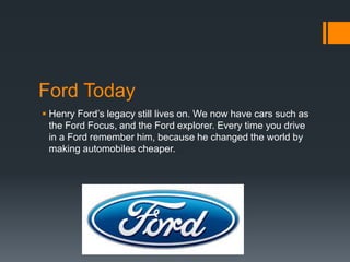 Henry Ford | PPTX